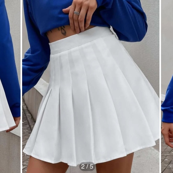 SHEIN | Skirts | Shein White Tennis Skirt | Poshmark